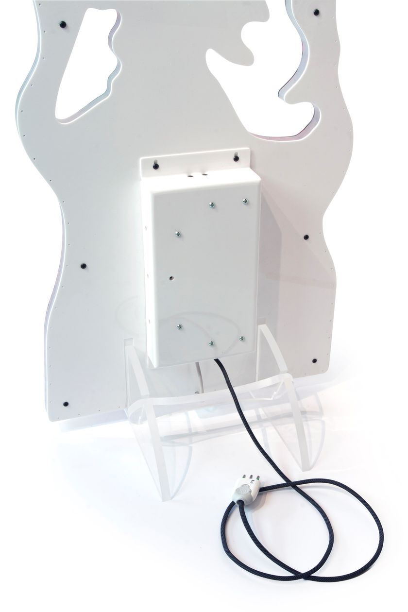 LED PMMA floor lamp MADONNA Icons Collection By Tecnografica