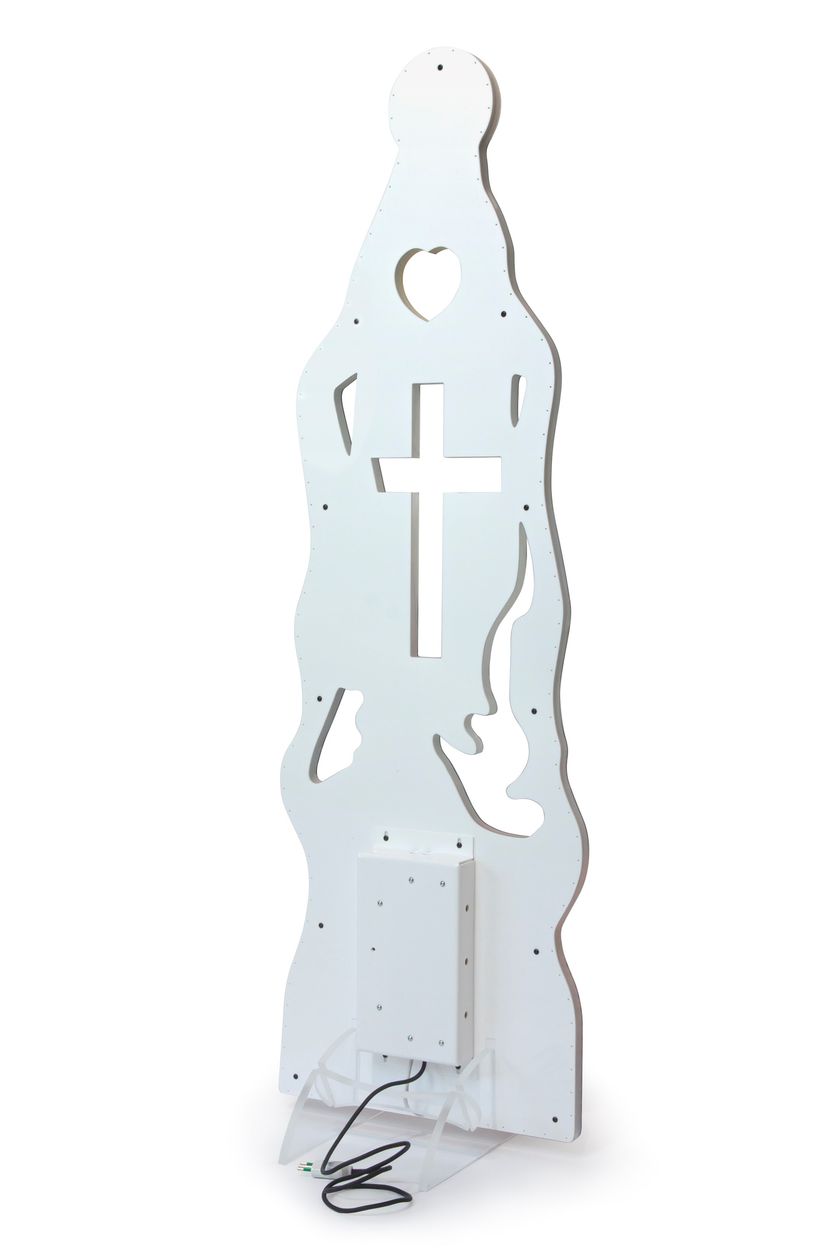 LED PMMA floor lamp MADONNA Icons Collection By Tecnografica