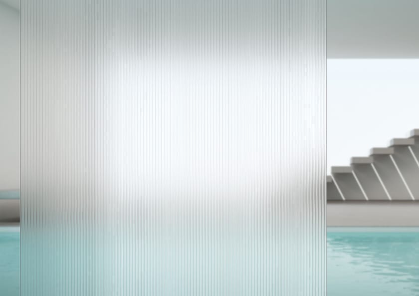 Vetro satinato con texture lineare MADRAS® TRIX - Madras® - Edilportale