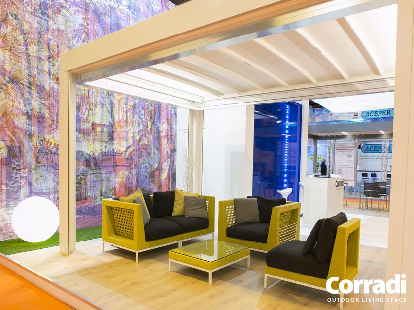 MAESTRO | Pergola with sliding cover By Corradi