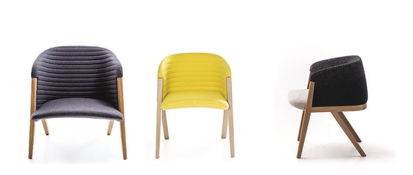 MAFALDA Butaca con brazos By Moroso | design Patricia Urquiola