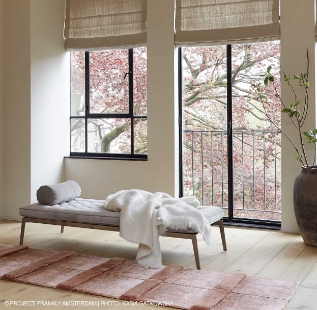 Tufted leather day bed MAGI By Flexform design Antonio Citterio