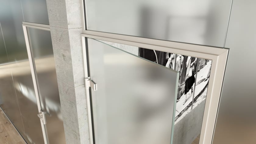 MAGNA PARS Modular system for glass partitions By GH ITALY