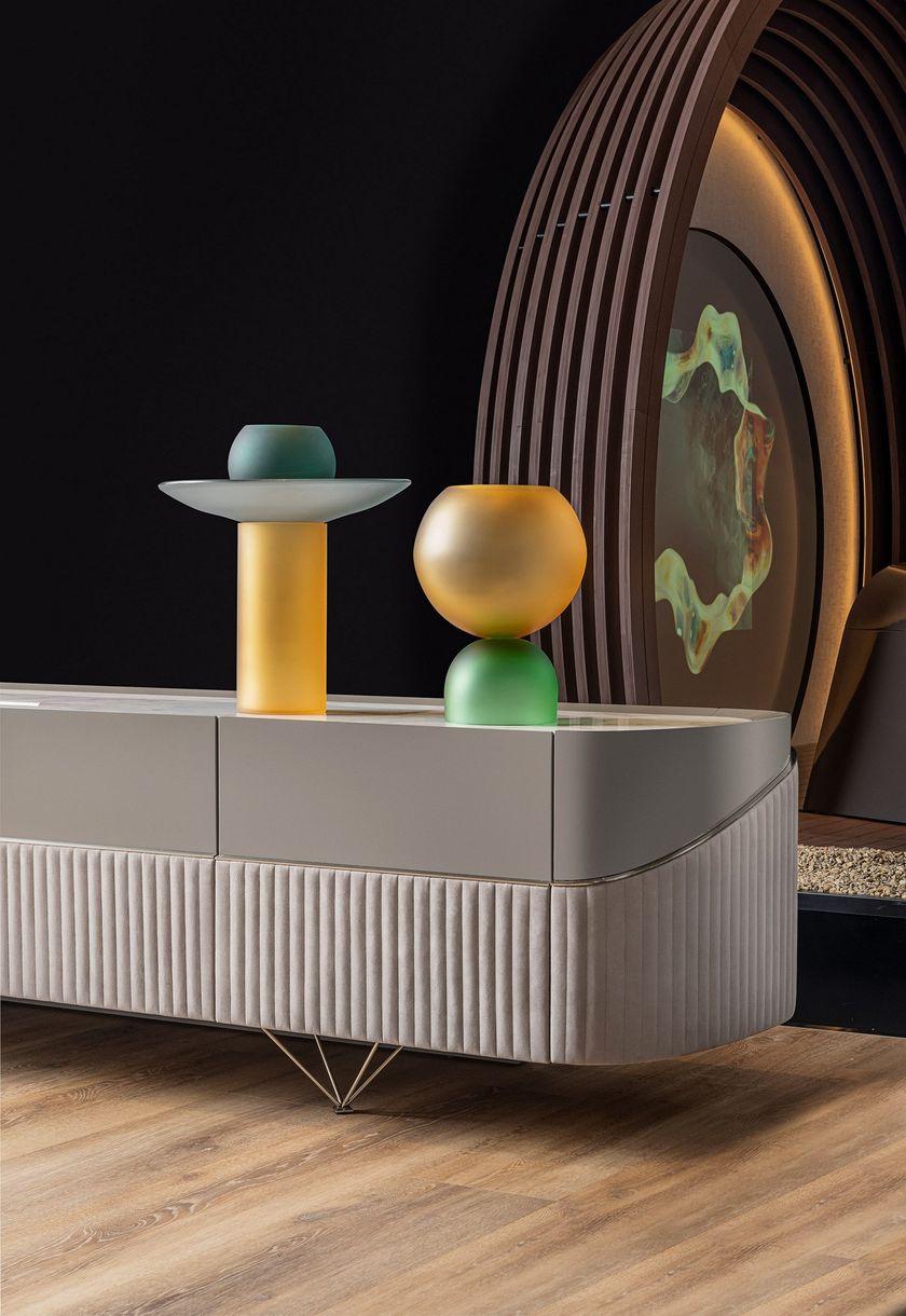 STARLIGHT Wooden sideboard with doors By Visionnaire