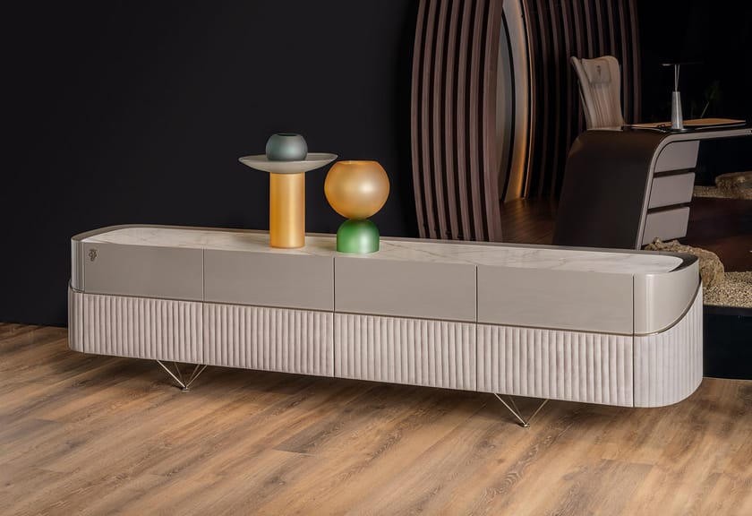 STARLIGHT Wooden sideboard with doors By Visionnaire