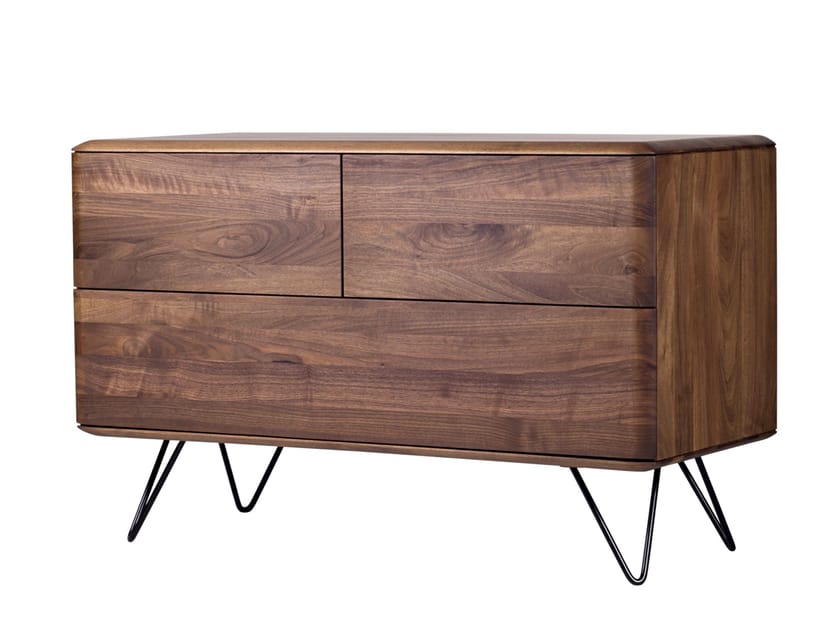 MALIN Solid wood sideboard with drawers By Woak