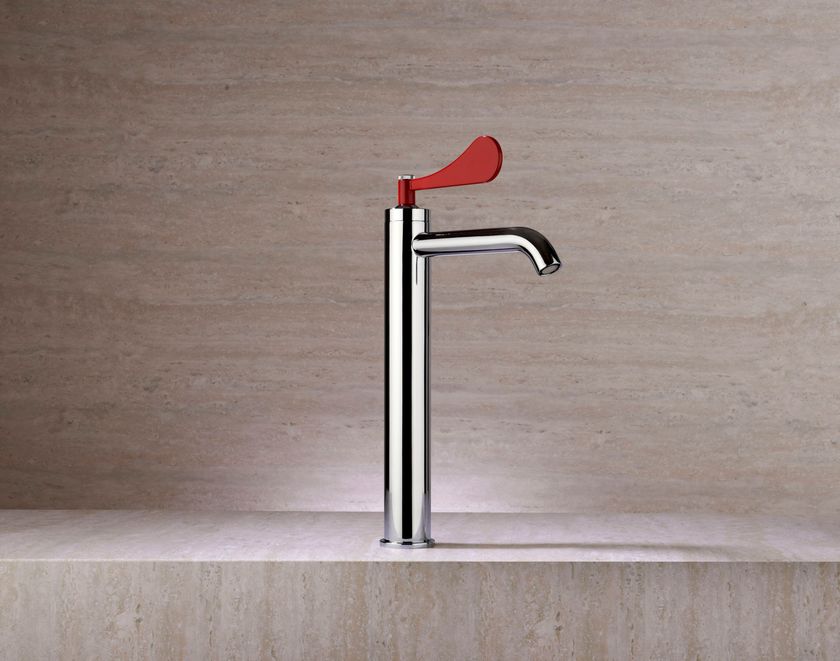 PAOLA High countertop washbasin mixer without waste By MAMOLI