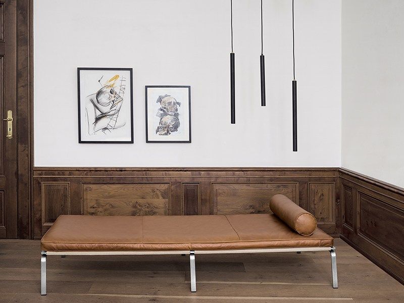 MAN Upholstered leather day bed By NORR11 | design Knut Bendik Humlevik ...
