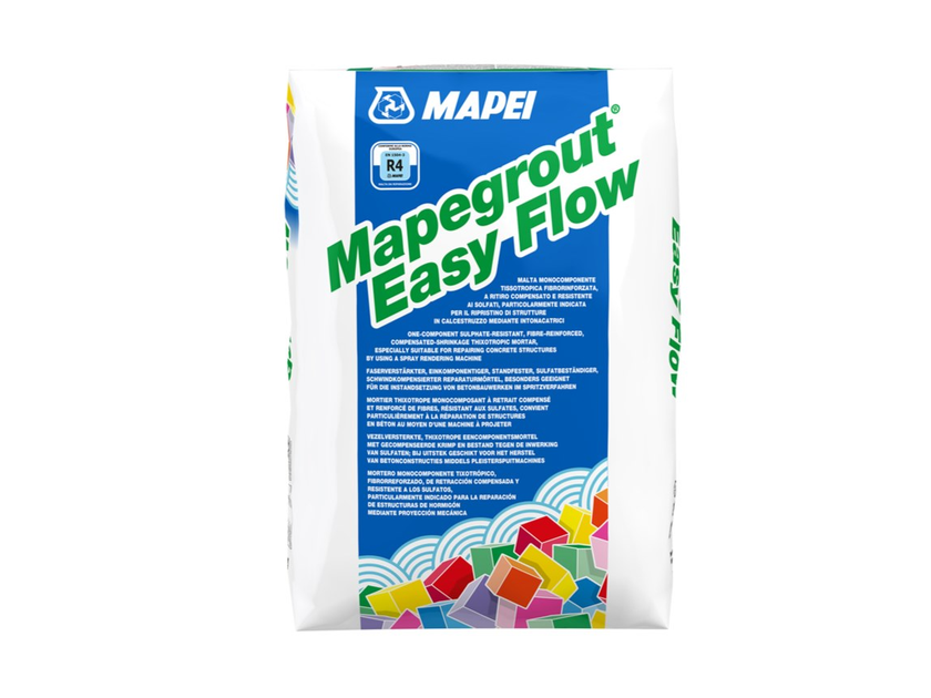 Malta monocomponente tissotropica fibrorinforzata MAPEGROUT EASY FLOW ...