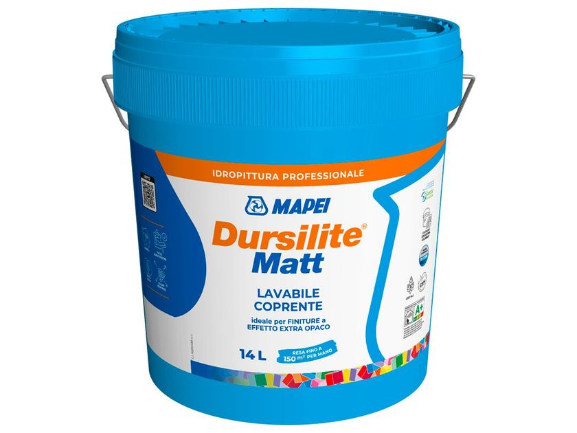 DURSILITE MATT Washable water-based paint By MAPEI