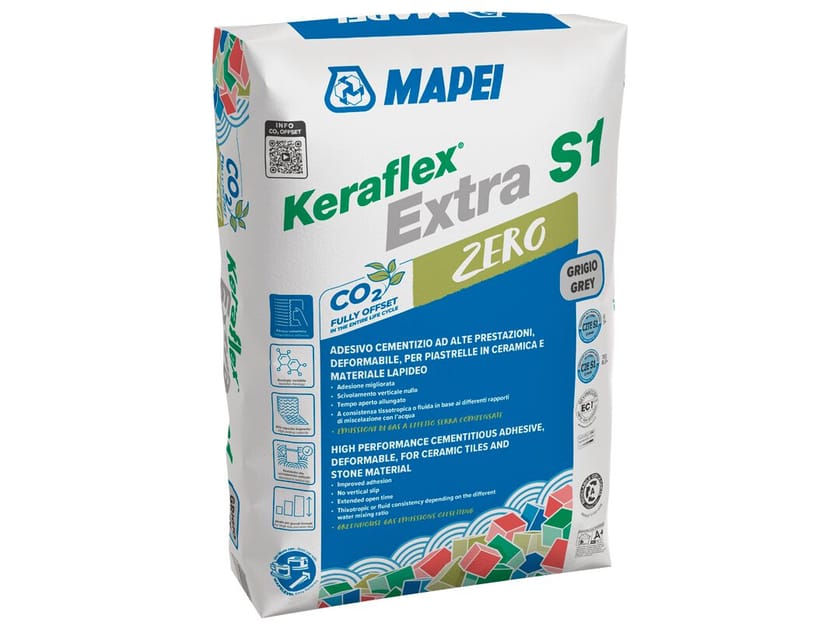 KERAFLEX EXTRA S1 ZERO Cement-based glue By MAPEI