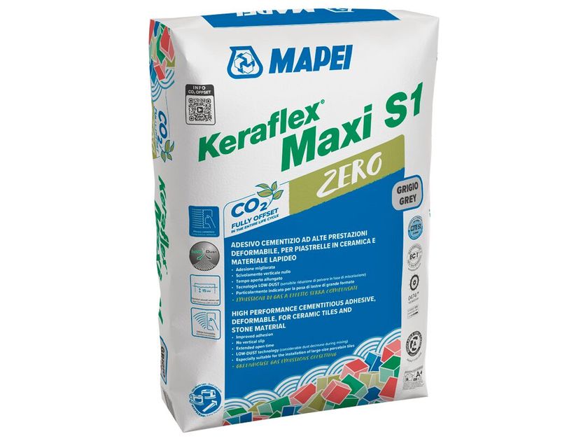 KERAFLEX MAXI S1 ZERØ Cement-based glue By MAPEI
