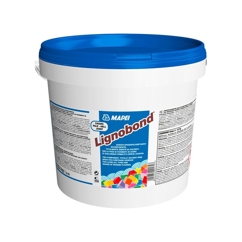 Adesivo epossipoliuretanico bicomponente per parquet LIGNOBOND - MAPEI ...