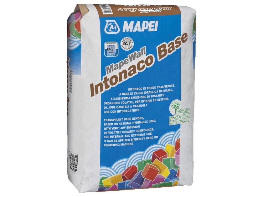 MAPEWALL INTONACO BASE Hydraulic and hydrated lime based plaster By MAPEI