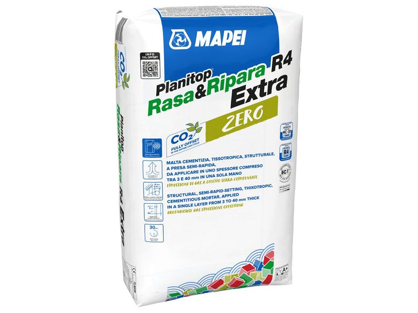 PLANITOP RASA & RIPARA R4 EXTRA ZERO Malta cementizia tissotropica ...