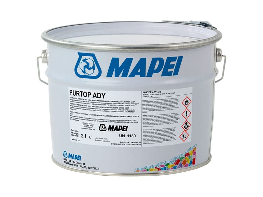 PURTOP ADY Additive and resin for waterproofing By MAPEI