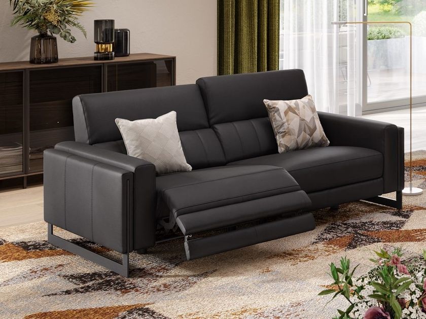 MARA 3 seater leather sofa By Sofanella