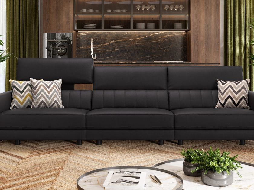 MARA XXL | 3 seater sofa 3 seater leather sofa By Sofanella