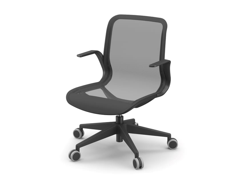 MARILU' | Medium back office chair By Jes