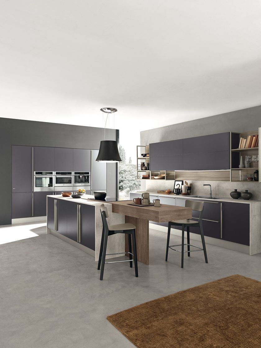 MARINA 3.0 | Kitchen with island By Febal Casa design Alfredo Zengiaro