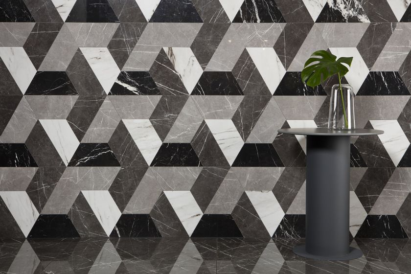 Wall/floor tiles with marble effect MARQUINA By Museum