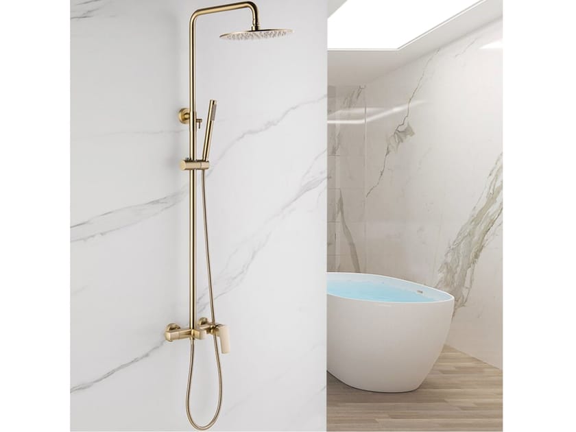 FS15037BG | Shower set External shower set with hand shower By Fontana ...