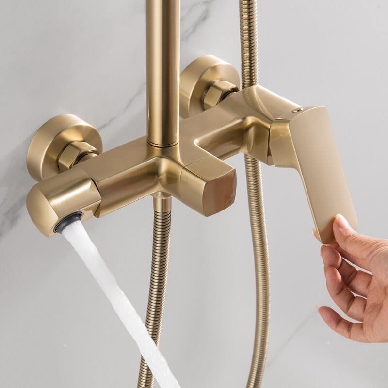 FS15037BG | Shower set External shower set with hand shower By Fontana ...