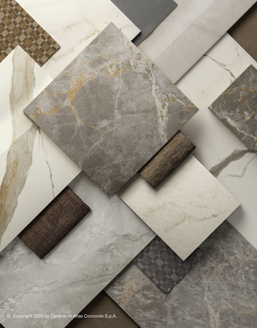 MARVEL X Porcelain stoneware outdoor floor tiles with marble effect By ...