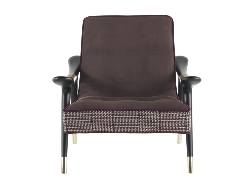 MASAI Nabuk armchair with armrests By ETRO Home Interiors