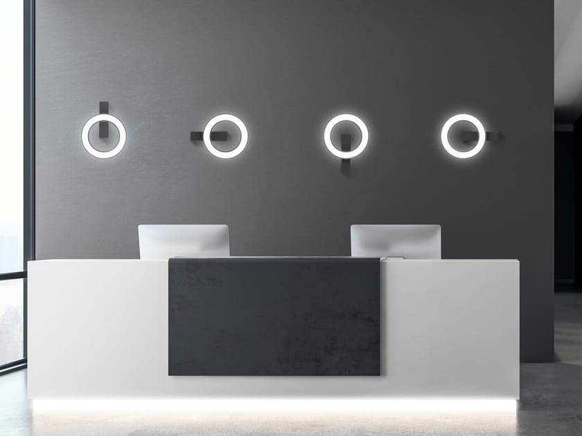 LED die cast aluminium wall lamp MASK+ ROUND By PERFORMANCE iN LIGHTING ...