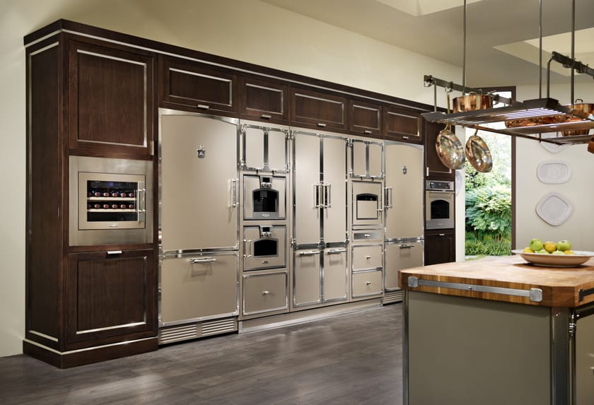 Kitchen with island AVANA PEARL By Officine Gullo