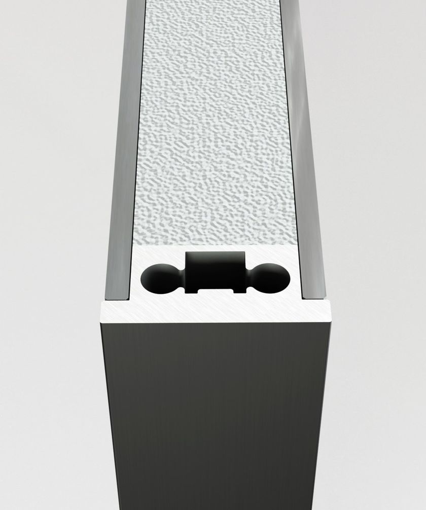 MATERICA Hinged flush-fitting door By ADL | design Massimo Luca