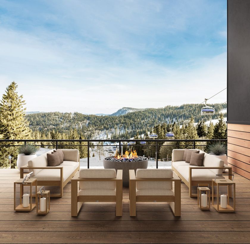 MATISSE TEAK | Garden sofa By JANUS et Cie