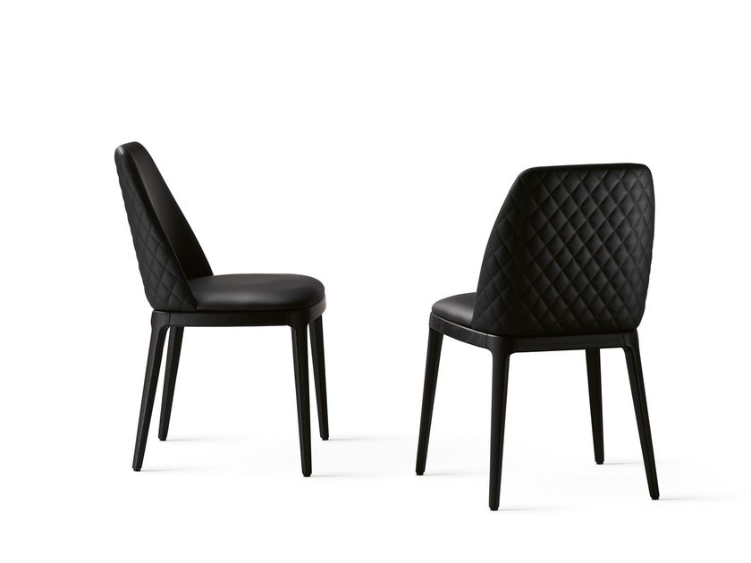 MAX DIAMOND Upholstered leather chair By EFORMA | design Antoy Filips