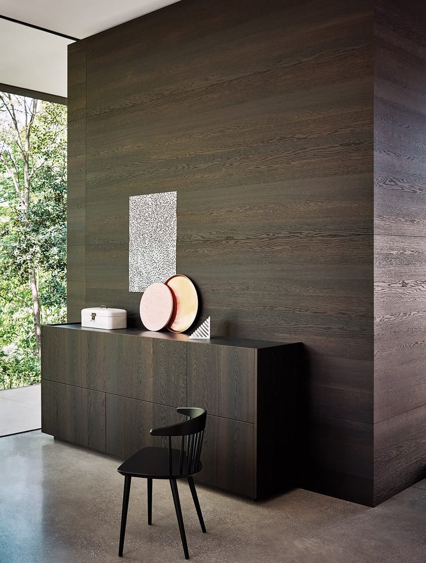 Oak fitted kitchen with island MAXIMA 2.2 - PEACEFUL WILDERNESS By Cesar