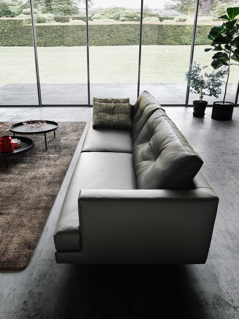MAXIME | Sofa Leather sofa By VALENTINI