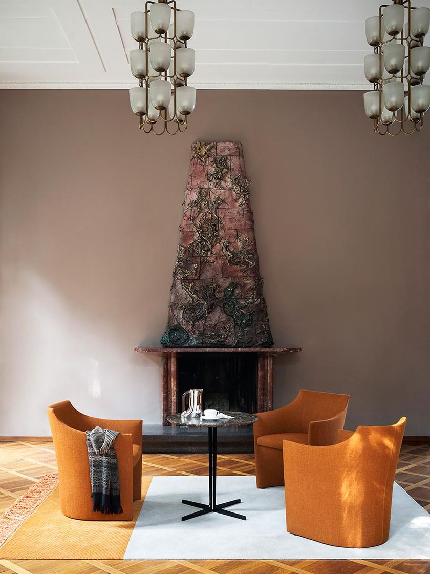 MAYFAIR | Fabric easy chair By Tacchini design Christophe Pillet
