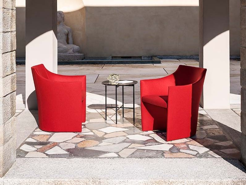 MAYFAIR | Fabric easy chair By Tacchini design Christophe Pillet