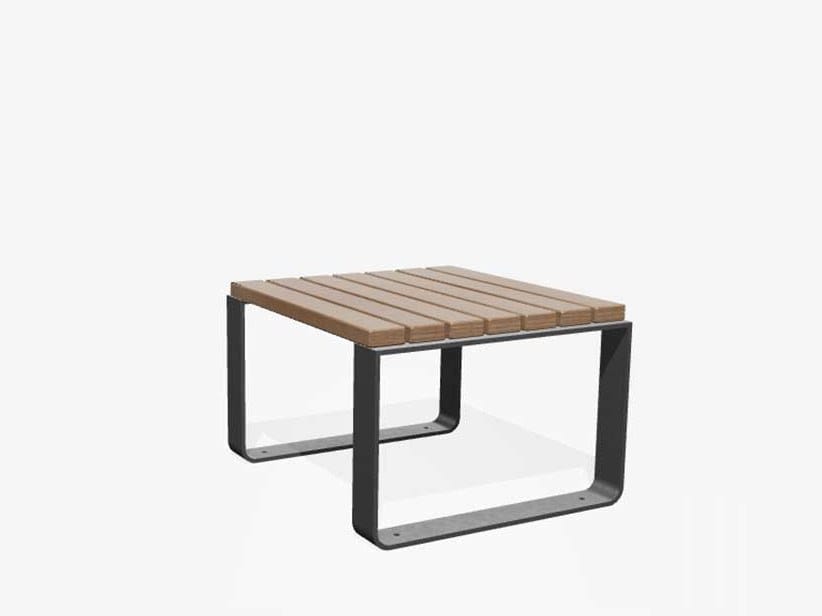 MAYFIELD | Steel and wood table for public areas By miramondo