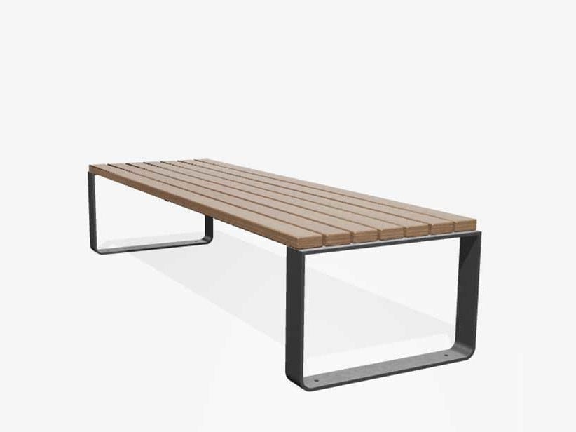 MAYFIELD | Steel and wood table for public areas By miramondo