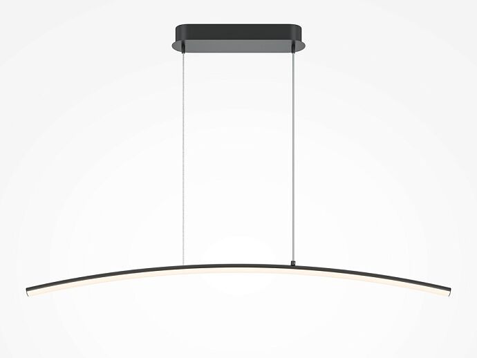 CURVE LED aluminium pendant lamp By MAYTONI