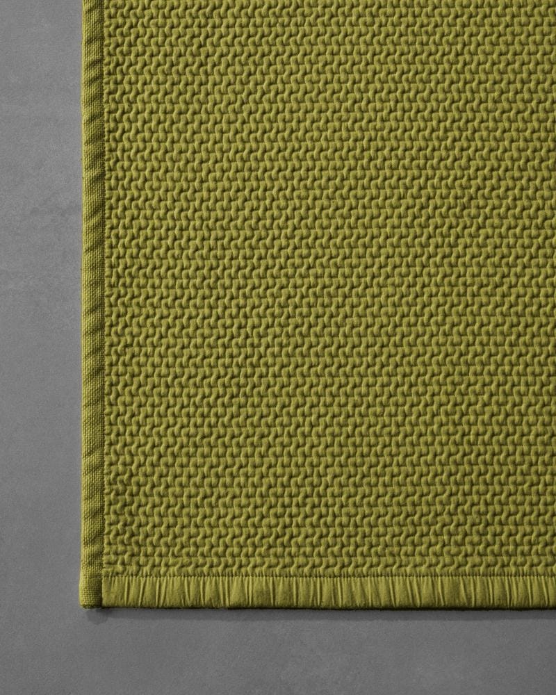 Solid-color rectangular bath mat MAZE By Society Limonta