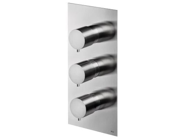 MINIMAL Wall-mounted stainless steel remote control tap By MGS