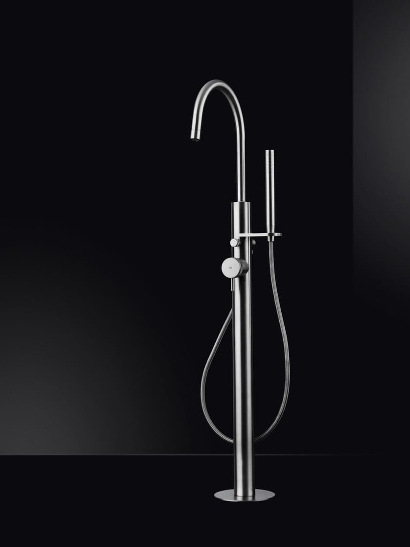 ERGON Misturador para banheira de aço inox com chuveiro de mão para ...