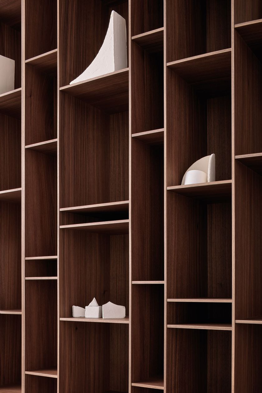 RANDOM WOOD Bookcase By MDF Italia