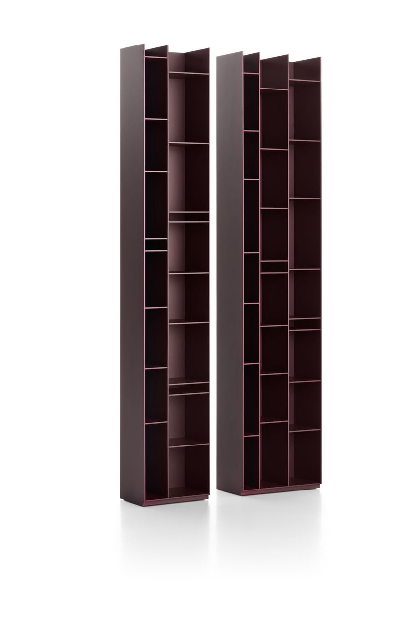 RANDOM Modular wood fibre bookcase By MDF Italia