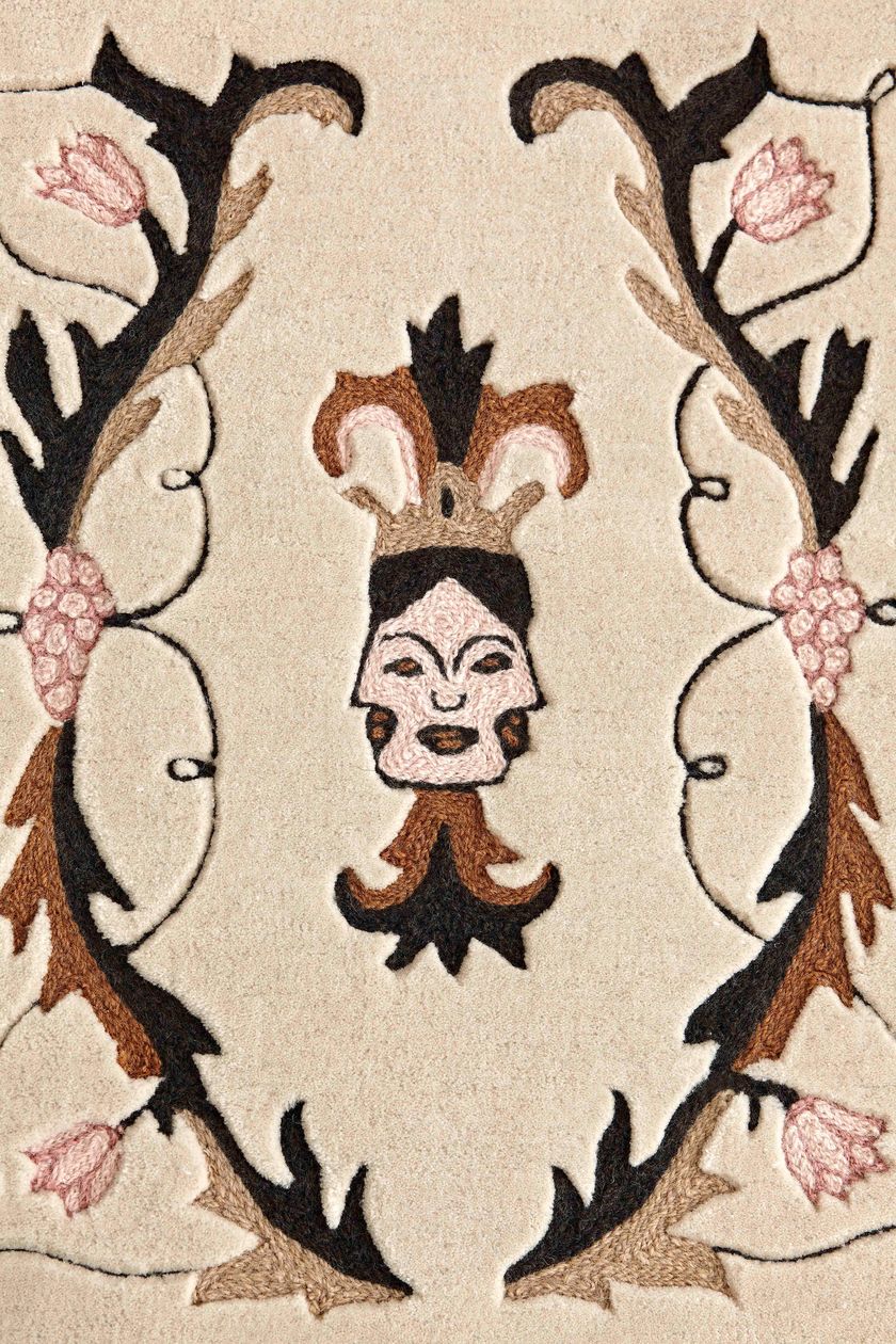 MEDIEVAL FACES rug By GAN