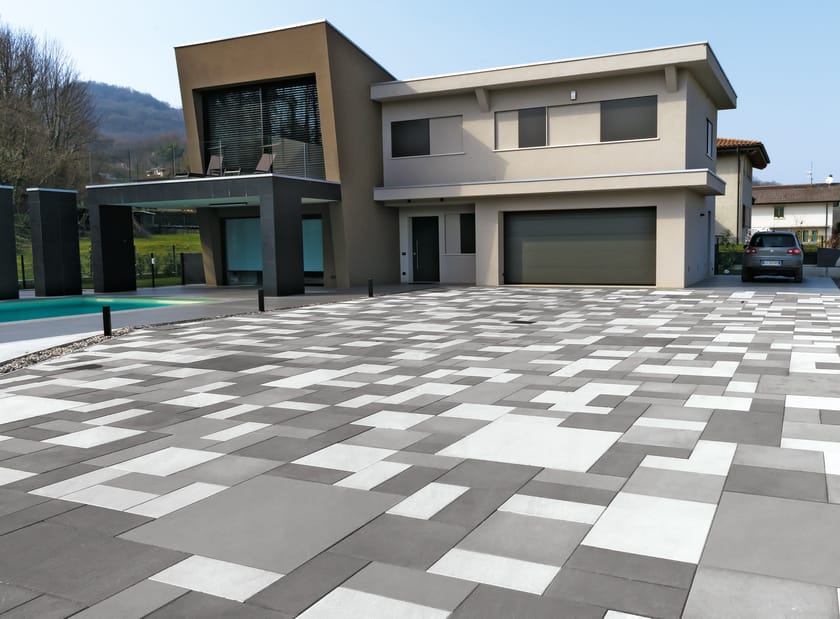 MEGA Marble grit outdoor floor tiles By FAVARO1 | design João Nunes