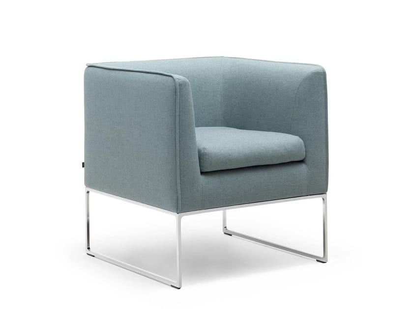 MELL | Fabric armchair By COR design Jehs+Laub