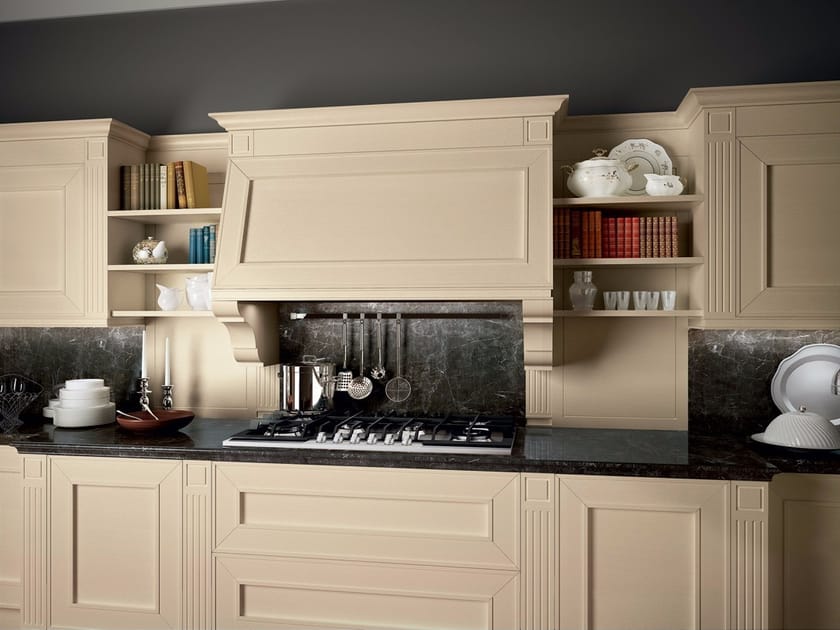 MELOGRANO CLASSIC CK1 Wood veneer fitted kitchen By Composit | design Liliana Leone, Luca Mazzari